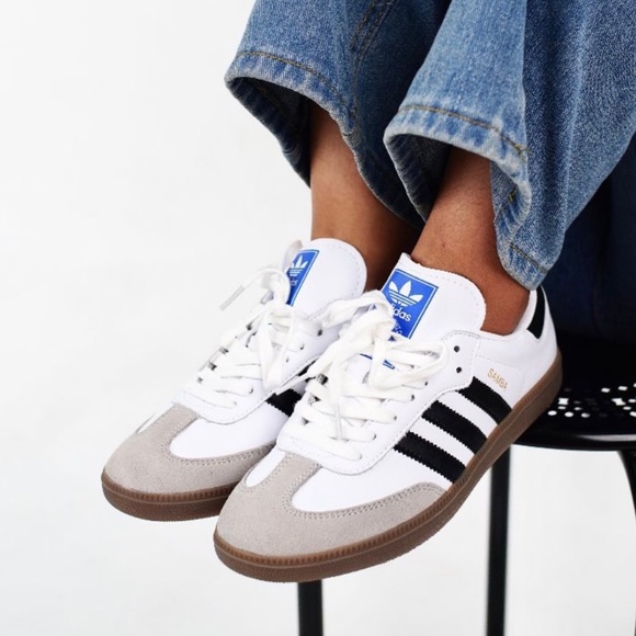 adidas | Shoes | Adidas Samba Og Whiteblackgranite Womens Sneakers ...